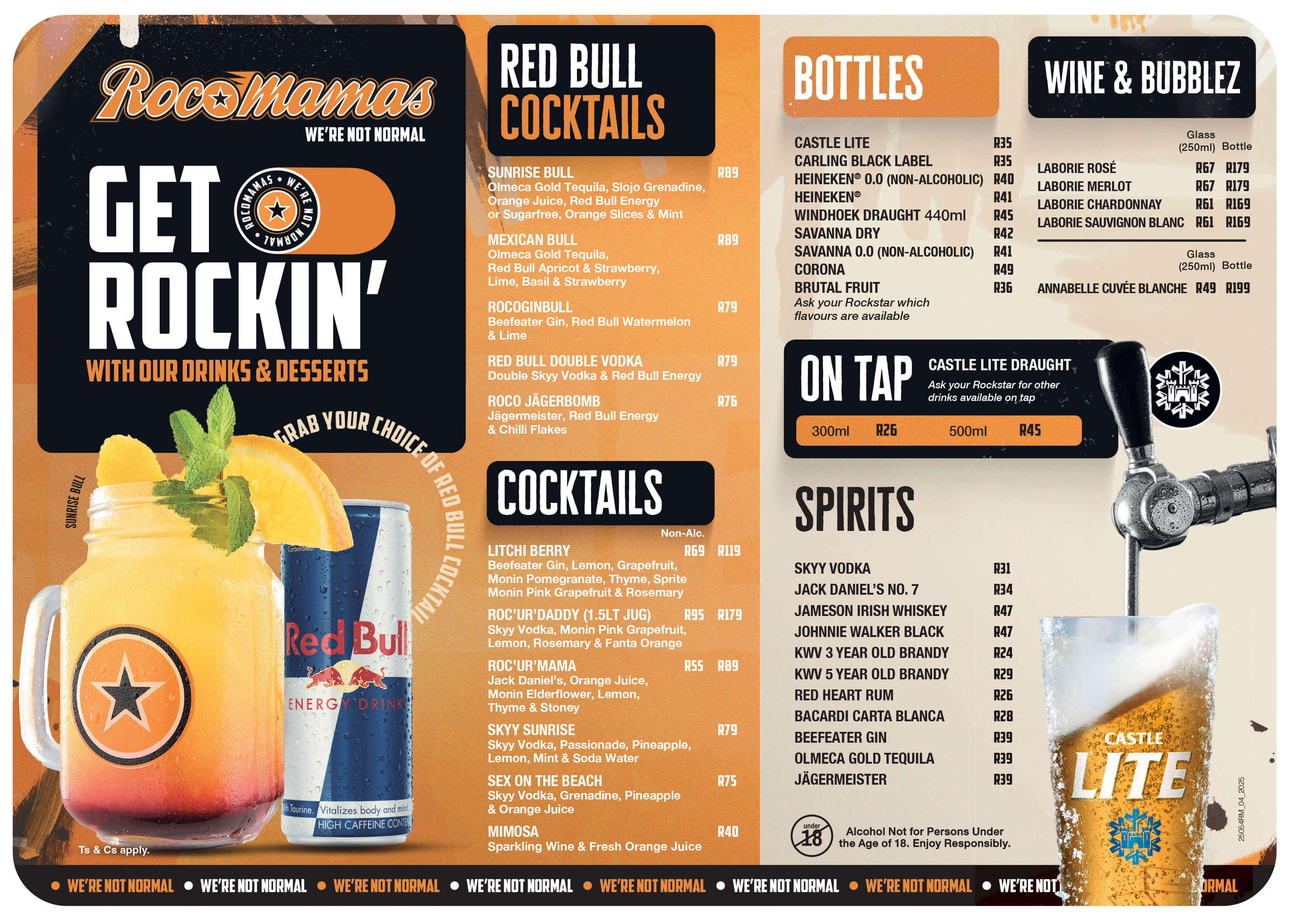 Our Menu | RocoMamas South Africa